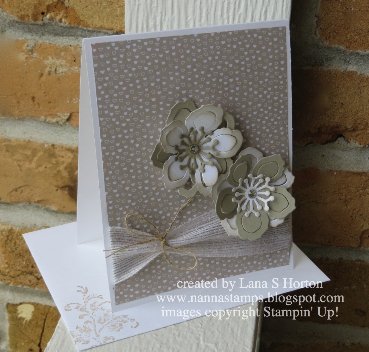 Stamping with Nanna: Botanicals Neutral Card