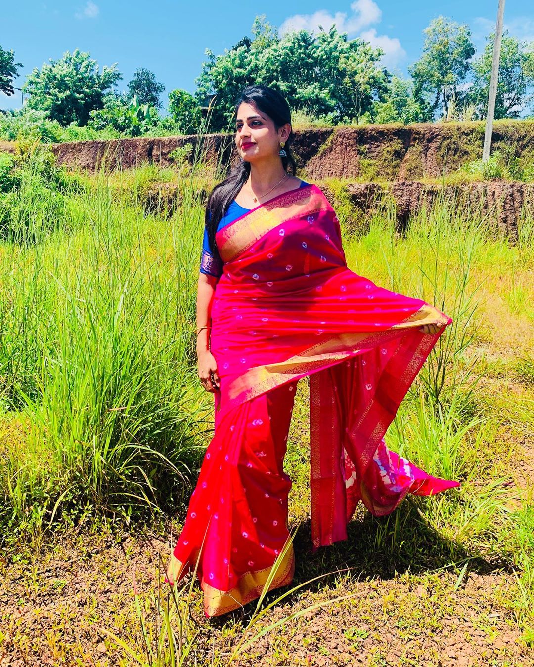 Telugu TV actress Chaitra Rai Stunning New Gallery HD