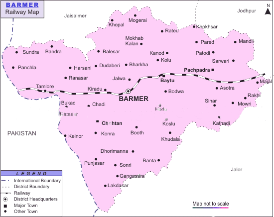 Rail-Map-india: Barmer_railway_map