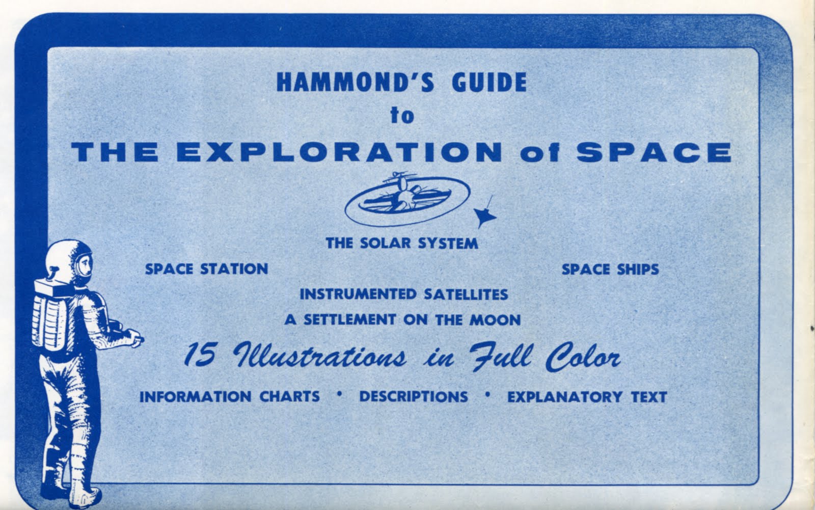 Dreams of Space - Books and Ephemera: Hammond's Guide to the Exploration of Space (1958)