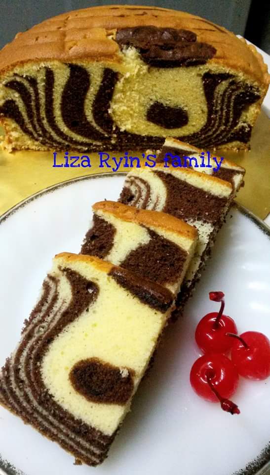 Resepi Kek Marble Moist Sukatan Cawan - Blog Cik Matahariku