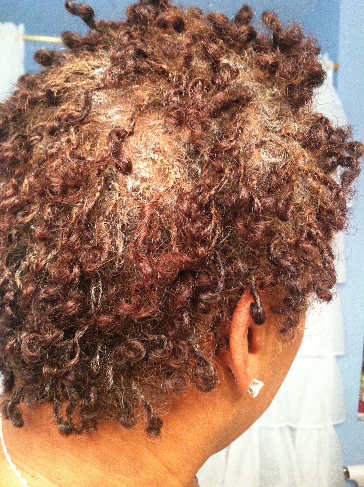 BLESSED AND NATURAL FOR LIFE !: ONE MONTH BABY LOCS!