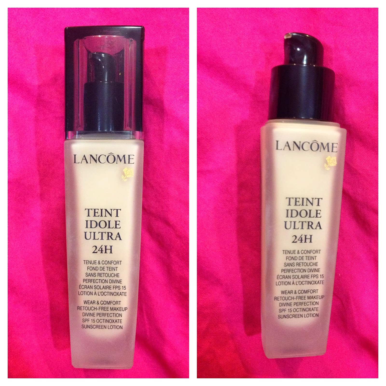 Kristen's Beauty Blog: Lancôme Teint Idole Ultra 24H Foundation vs ...
