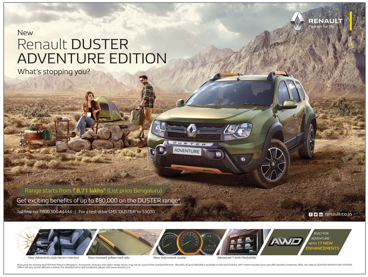 Renault Duster Adventure edition with exciting benefits | October 2016 ...