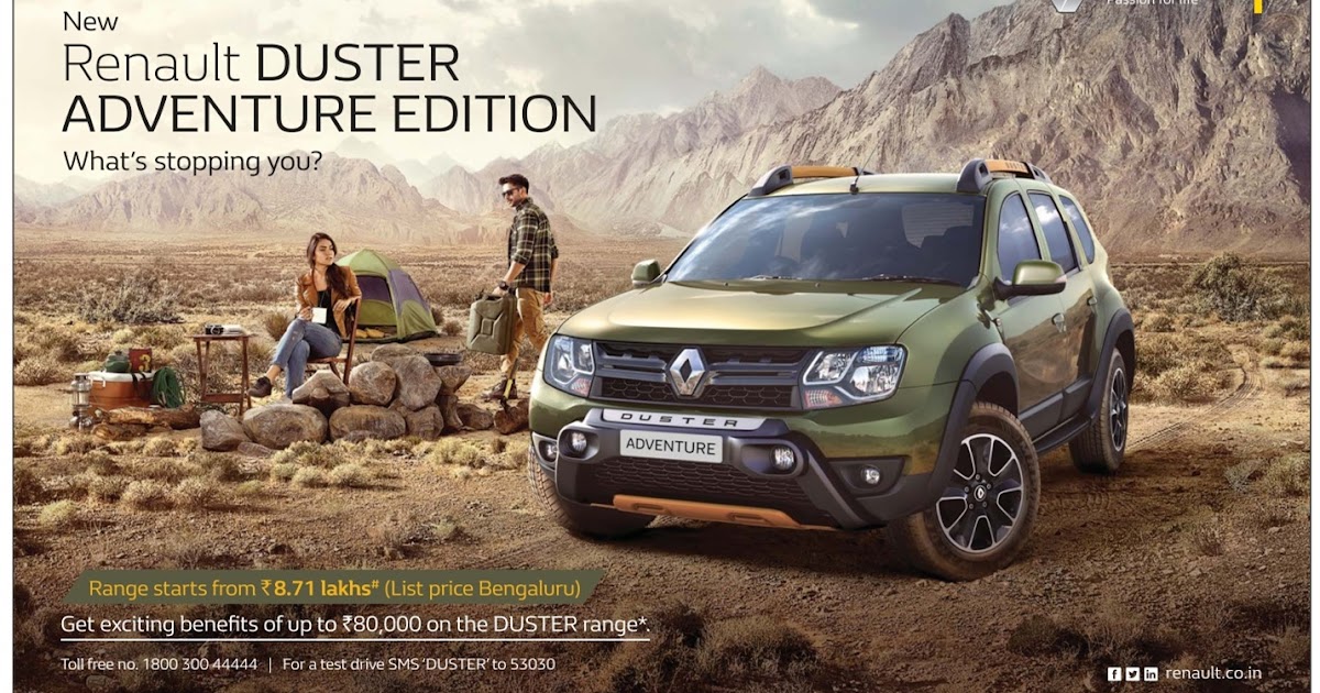 Renault Duster Adventure edition with exciting benefits | October 2016 ...