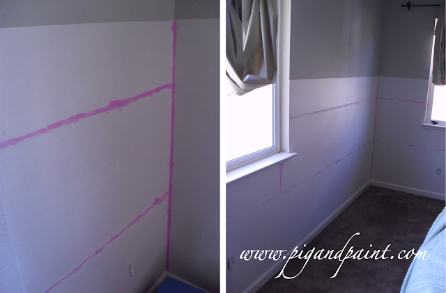Faux Board and Batten {Part One}: The Bow-Chica-Bow-Wow Bedroom Makeover