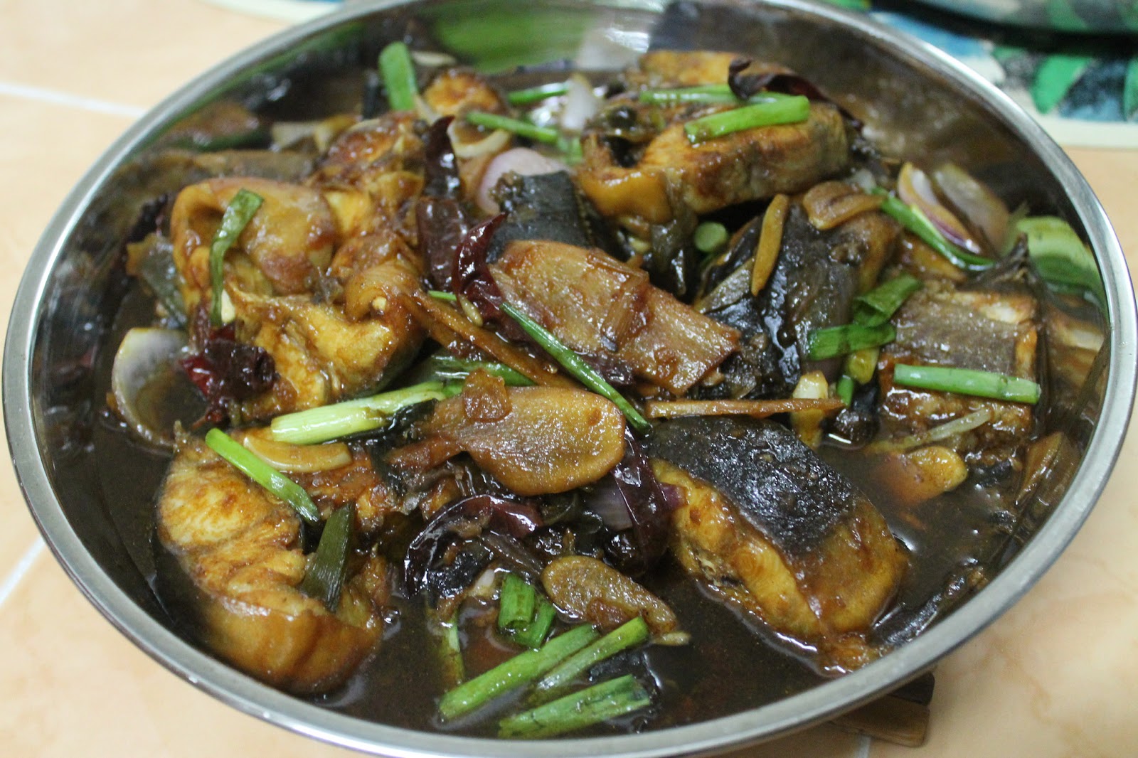 My Cooking Recipe : 宫保鲶鱼Cat fish In Gong Po Style