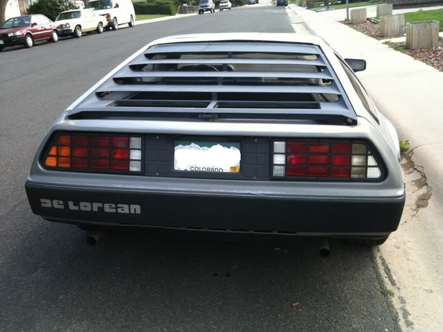 DeLorean VIN 6080: Tail light lens