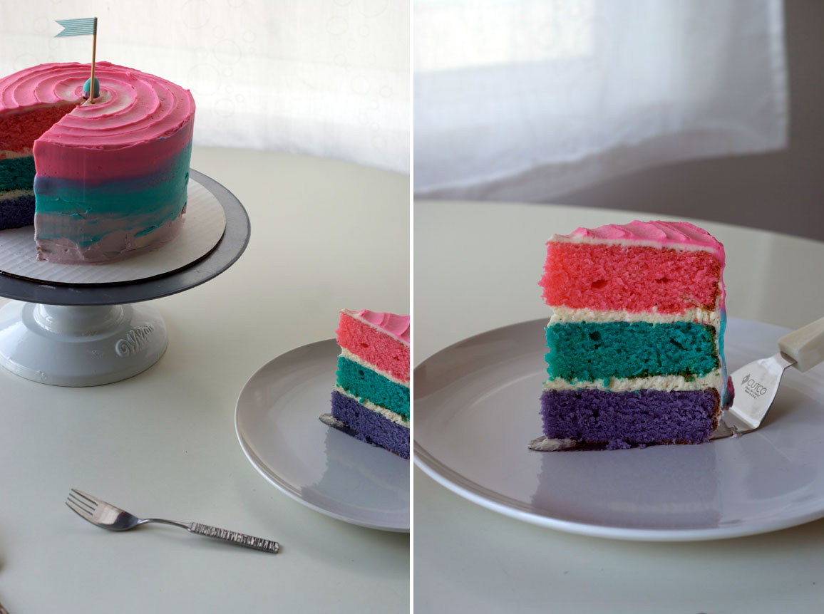 Coco Cake Land - Cakes Cupcakes Vancouver BC: Pretty Tri-Coloured ...