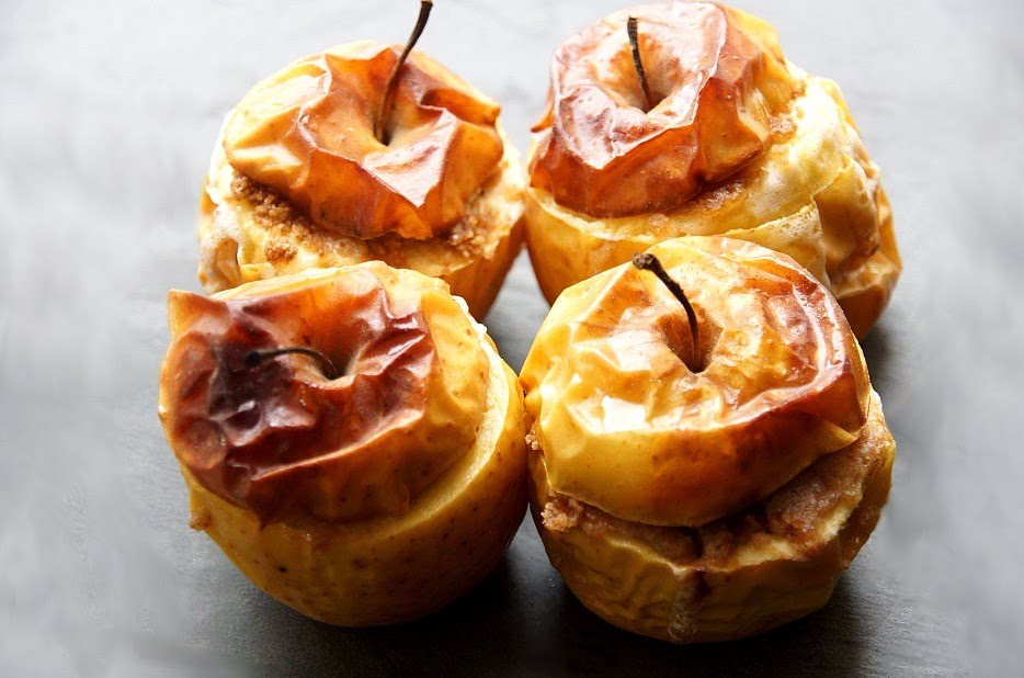 Bienvenue chez Spicy: Pommes golden au four et au crumble épicé