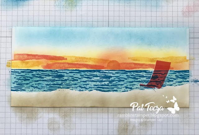 Ramblin' Stamper: High Tide Beach Scene for Global Design Project # ...