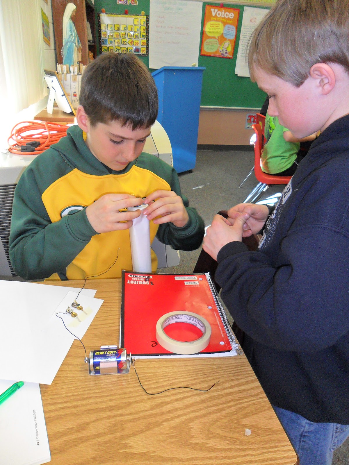 St. Clare Fifth Grade: Electric Circuits - Building Flashlights