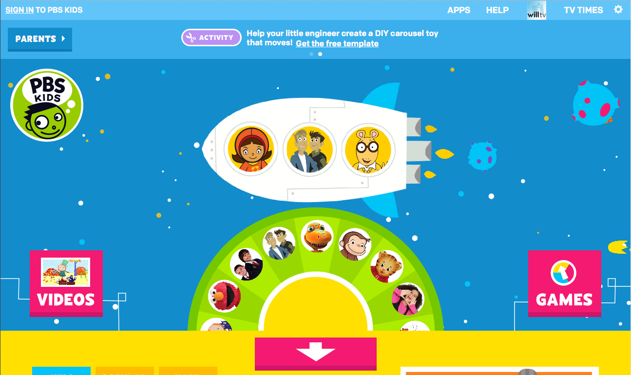 Graphic Design for the Web by Shelbee Richardson: PBS Kids