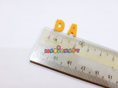 ♥NADICRAFT♥: TUTORIAL GUNTING HURUF KECIL