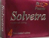 سولفيترا اقراص طبية لعلاج ضعف الانتصاب Solvetra