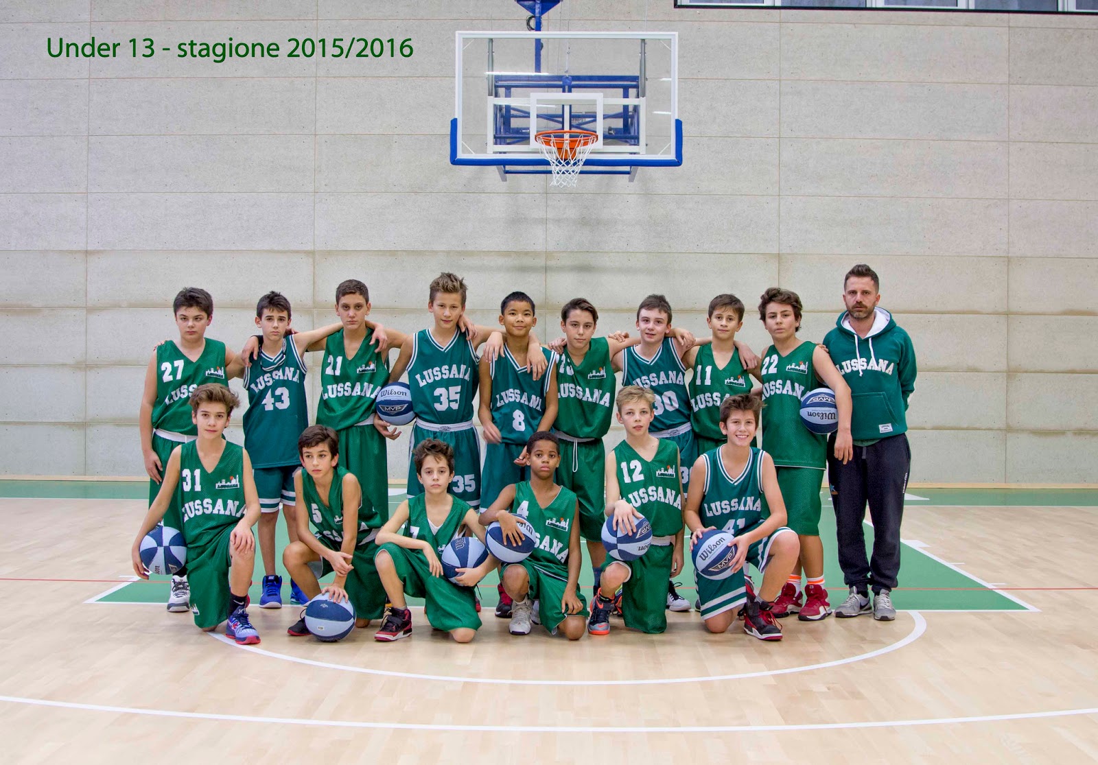 LUSSANA BASKET: CAMPIONATO UNDER 13 GRANDE VITTORIA CON INZAGO