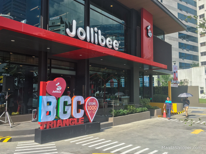 Manila Shopper: Jollibee Opens Milestone 1,000th store in BGC