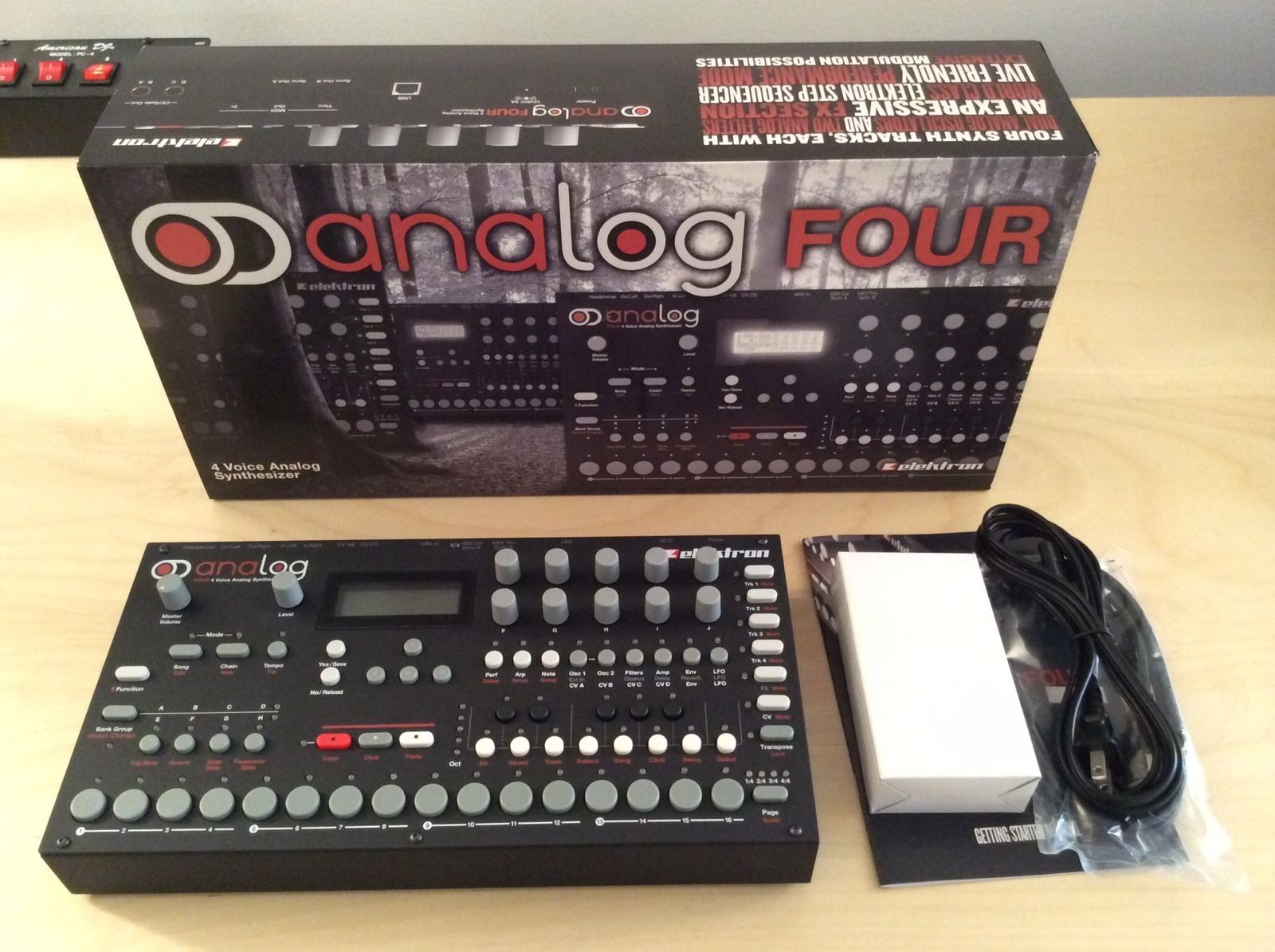 MATRIXSYNTH: Elektron Analog Four 4 Voice Analog Synthesizer