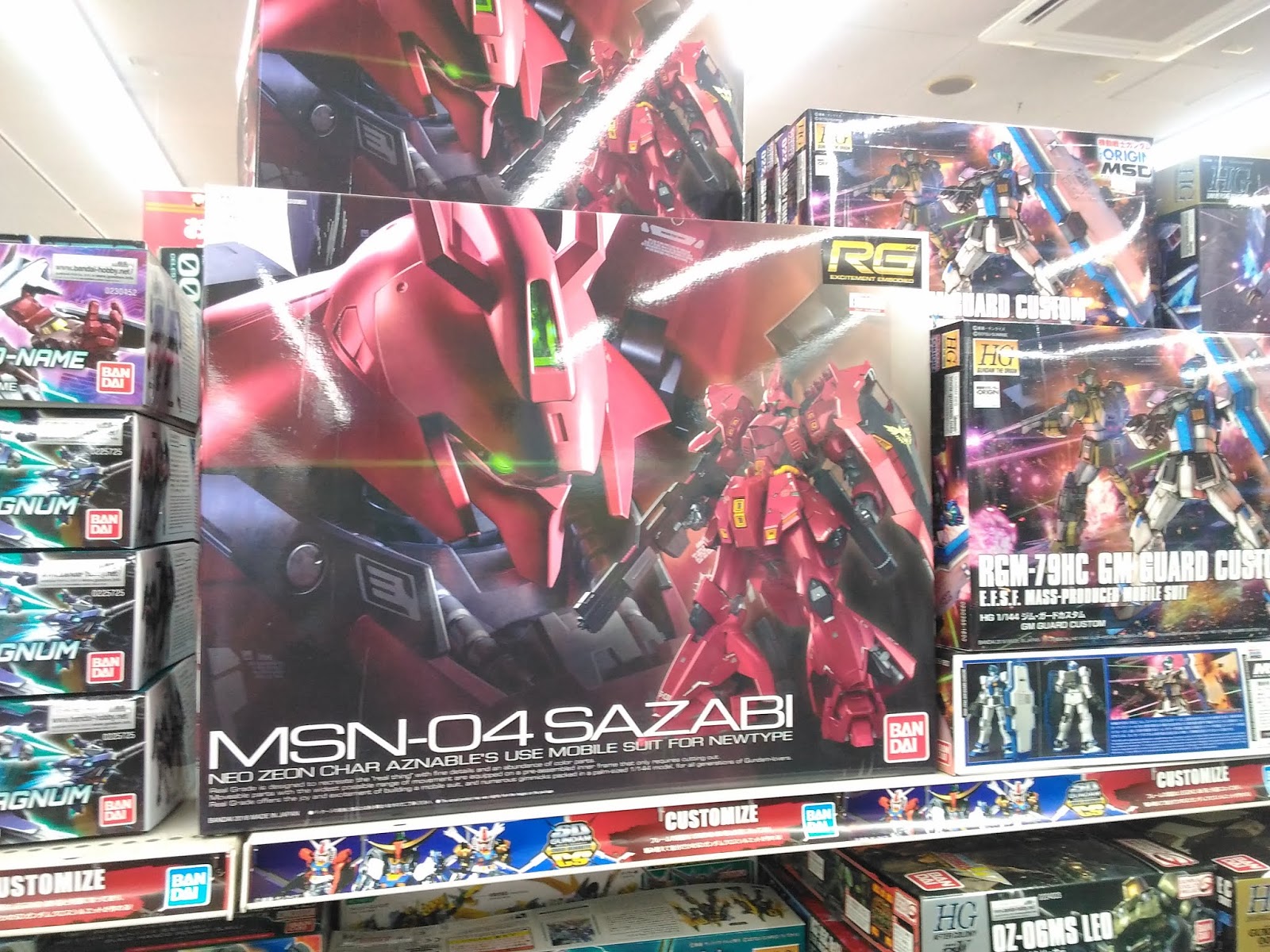 Sketsa Langit: Gunpla #38 - RG Sazabi WIP and Review