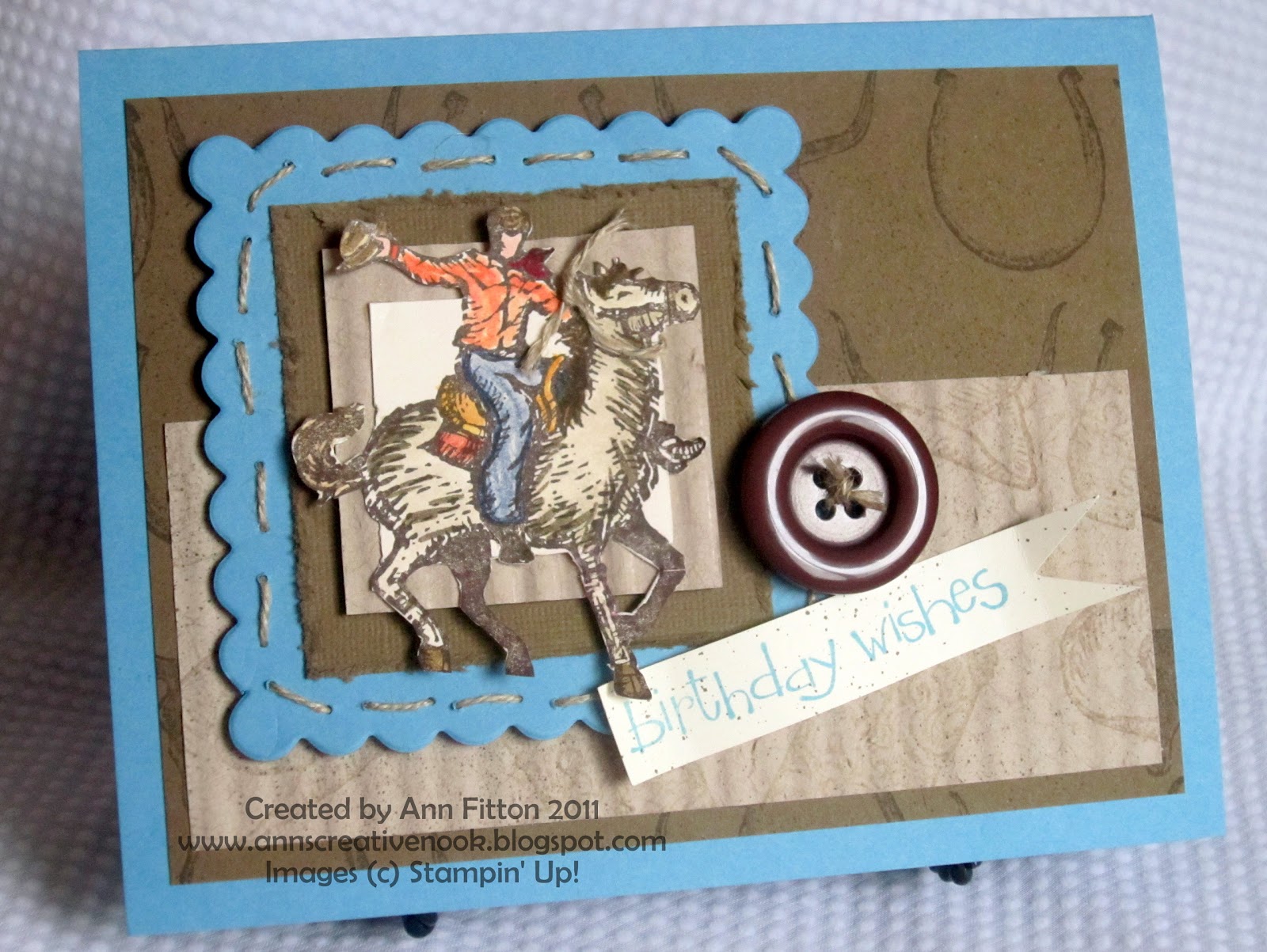 Ann's Creative Nook: Birthday Wishes - Western Style GCA 125