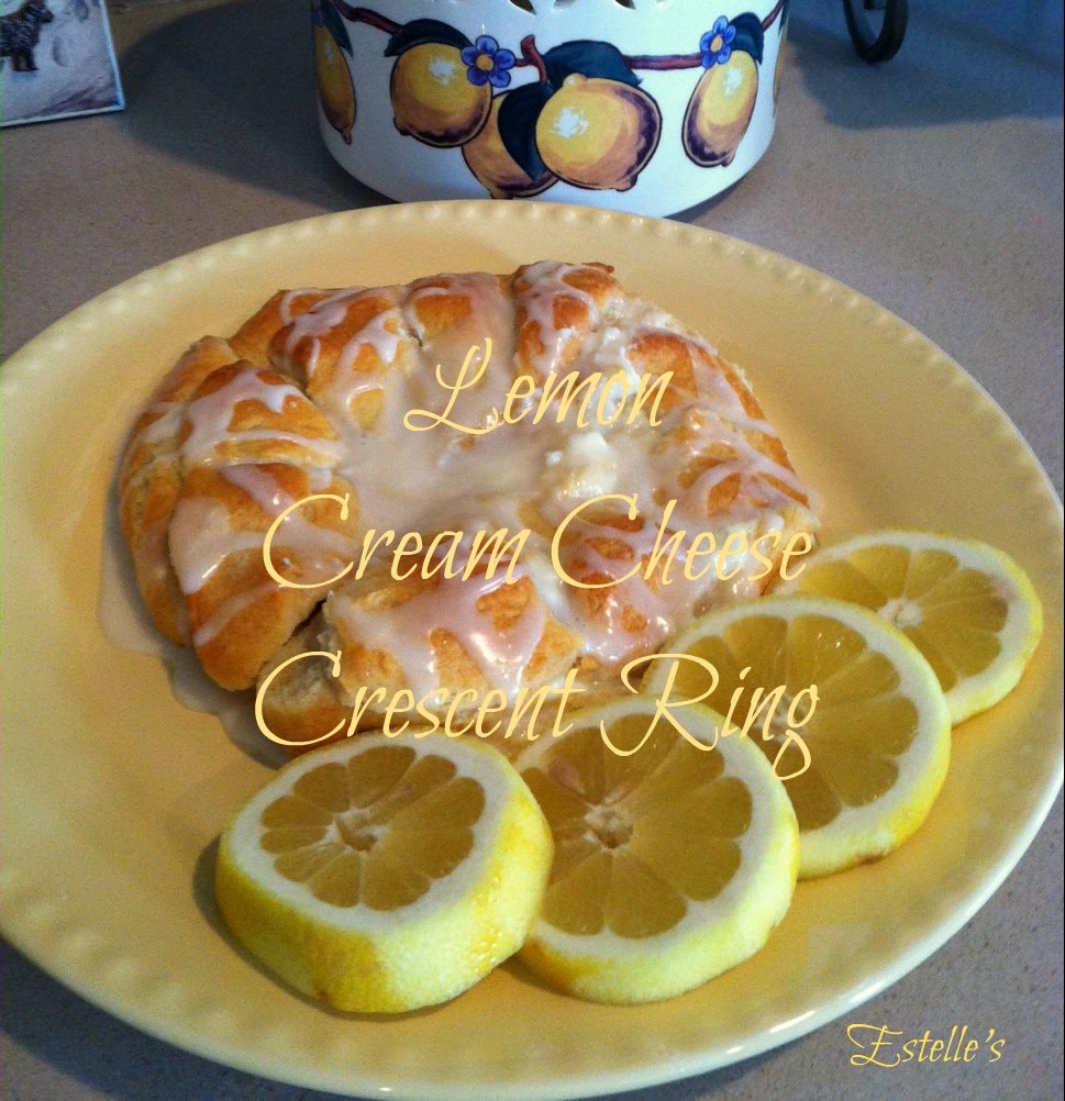 Estelle's: LEMON CREAM CHEESE CRESCENT RING