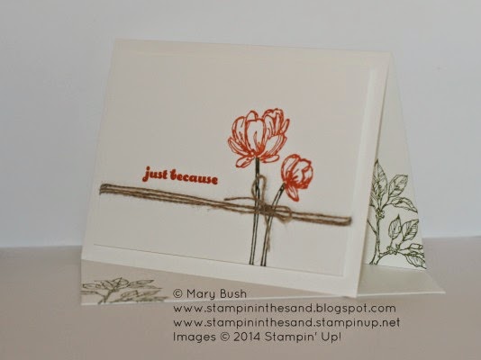 Stampin' in the Sand: Bloom With Hope Note Card