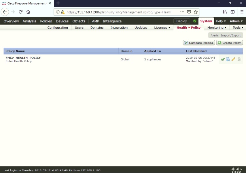 My Cybersecurity Journal Configuring Devices In Cisco Fmc