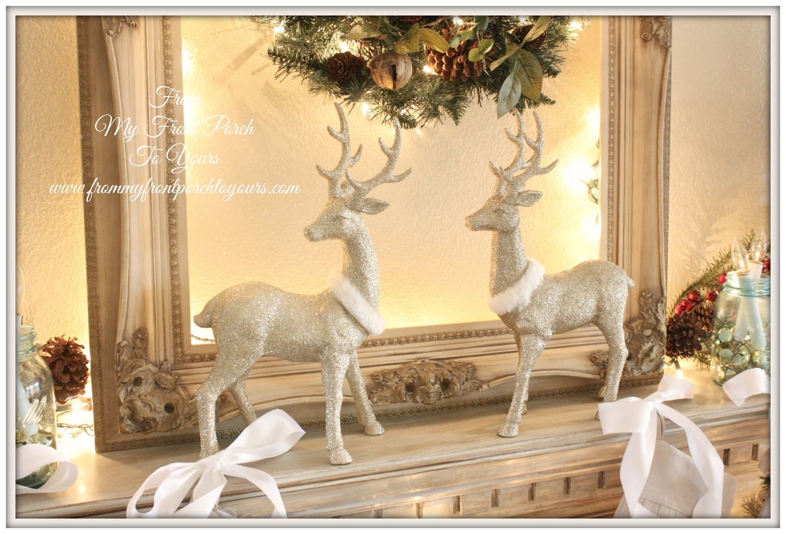 From My Front Porch To Yours: 3rd Annual Christmas Mantel Party