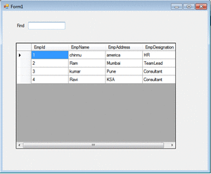 Filter data in datagridview in c# | SharePoint