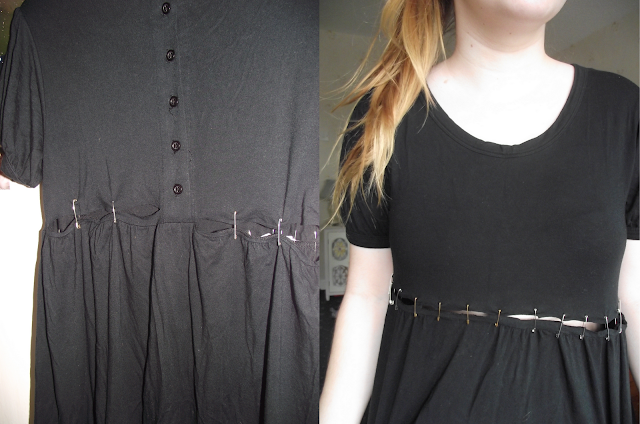 DIY; Safety Pin Dress | BIRD BLOOM