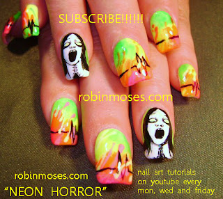 Nail Art by Robin Moses: "scary nails" "gore nails" "horror nails ...