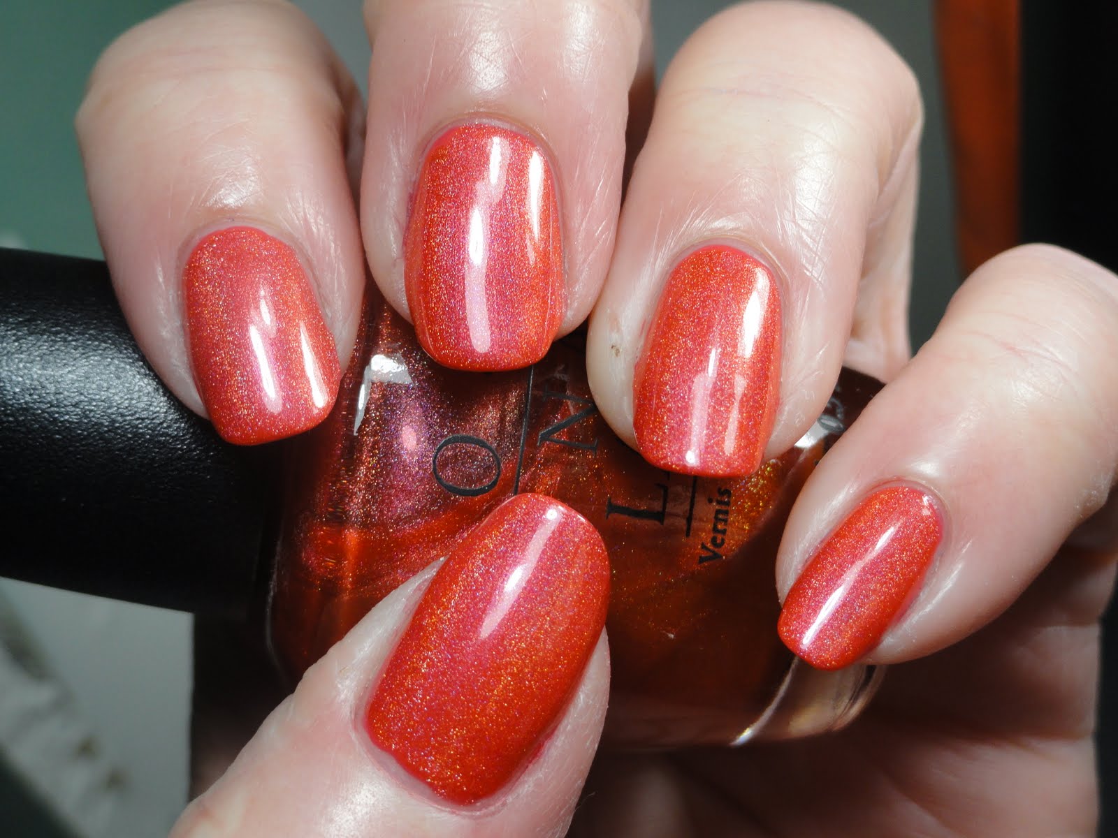 Canadian Nail Fanatic: OPI Coral Reef-One of the Polishes from My Giveaway!