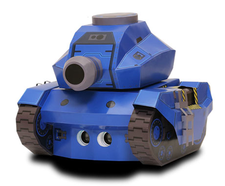 Tank Character Papercraft | Paperized Crafts