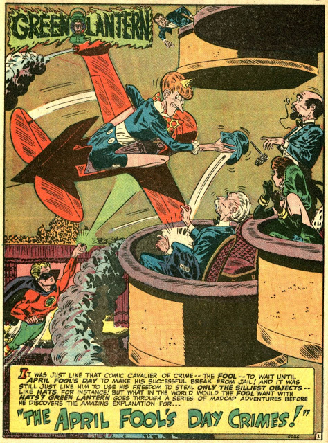 Dave's Comic Heroes Blog: Green Lantern's April Fool Day Crimes
