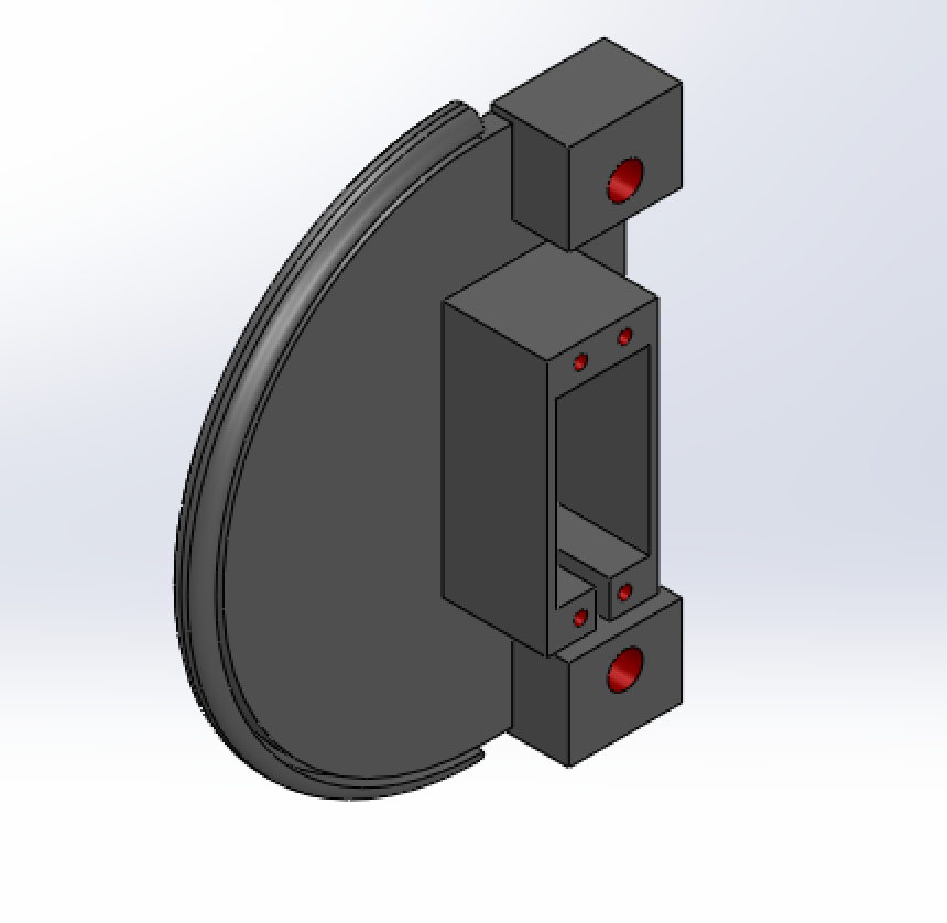 RoboGoby – ROV/AUV Submersible: Front Assembly – Camera and Sensor Mounts