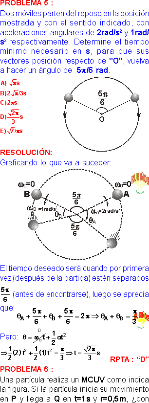 MOVIMIENTO CIRCULAR UNIFORMEMENTE VARIADO FÓRMULAS EJEMPLOS Y ...