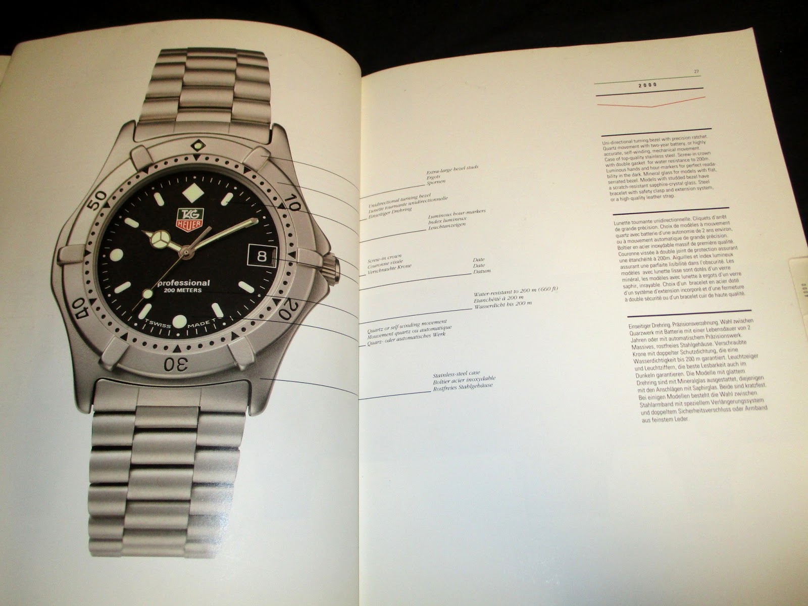 TAG HEUER ENTHUSIAST: BUYING EXPERIENCE: TAG Heuer General Catalogue ...