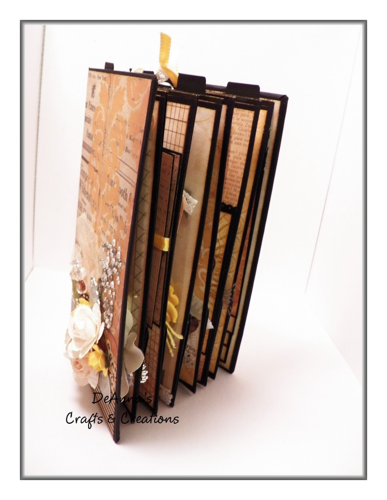 DeAnna's Crafts and Creations: Yellow Wedding Mini Album