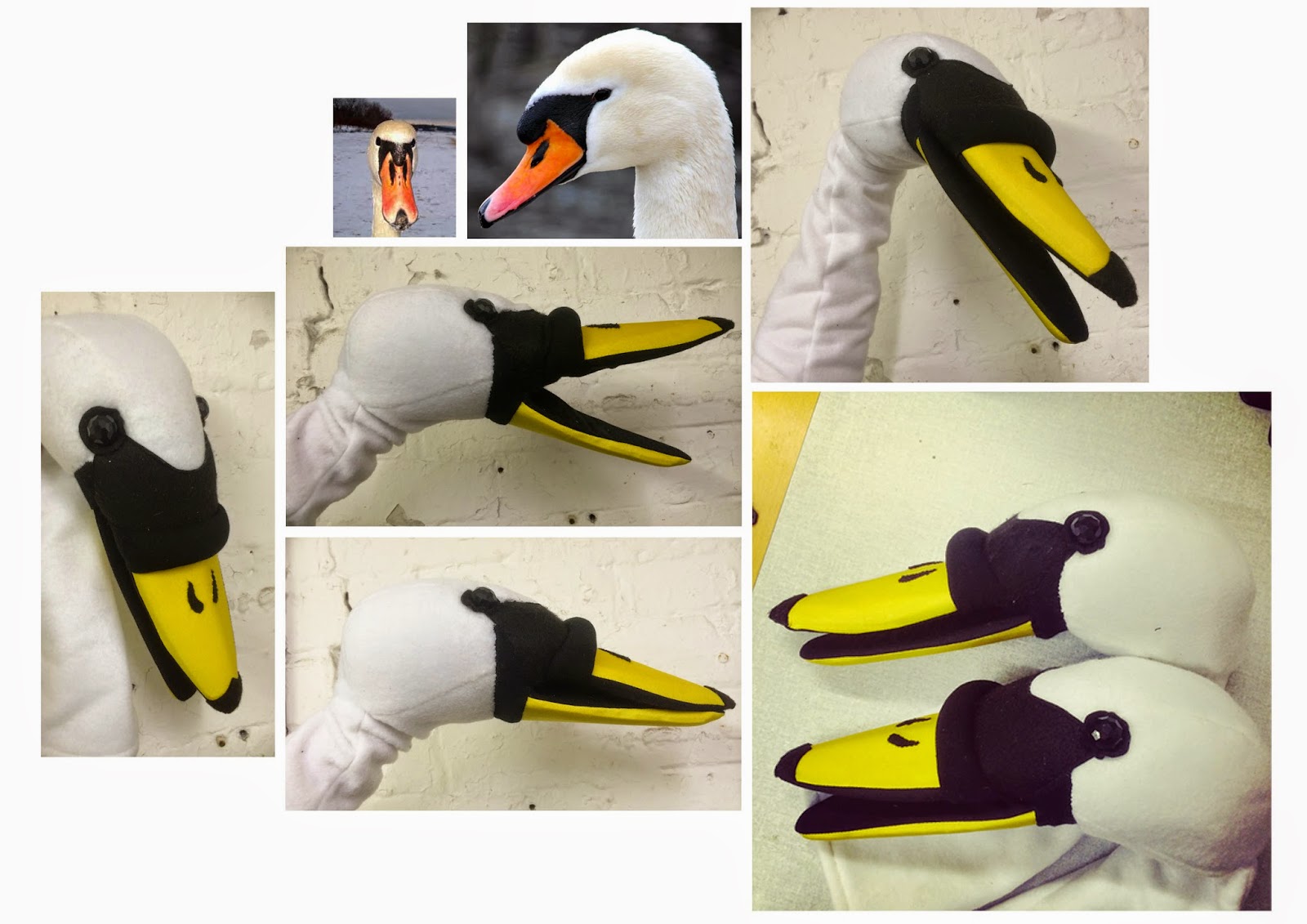 Kelly Jago: Puppet swans for 'Stick Man'