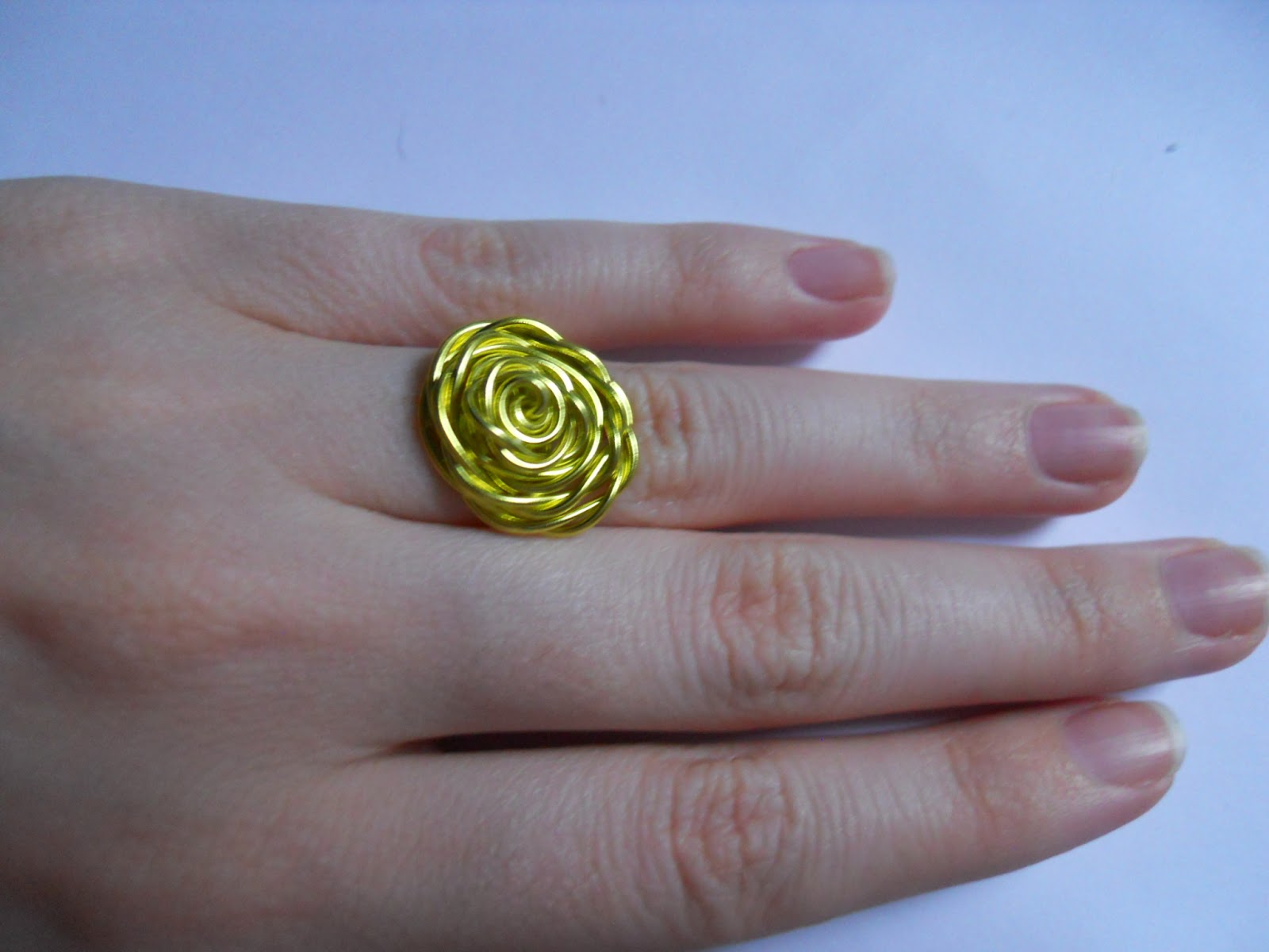 La trastienda de Rosa: Anillo forma rosa