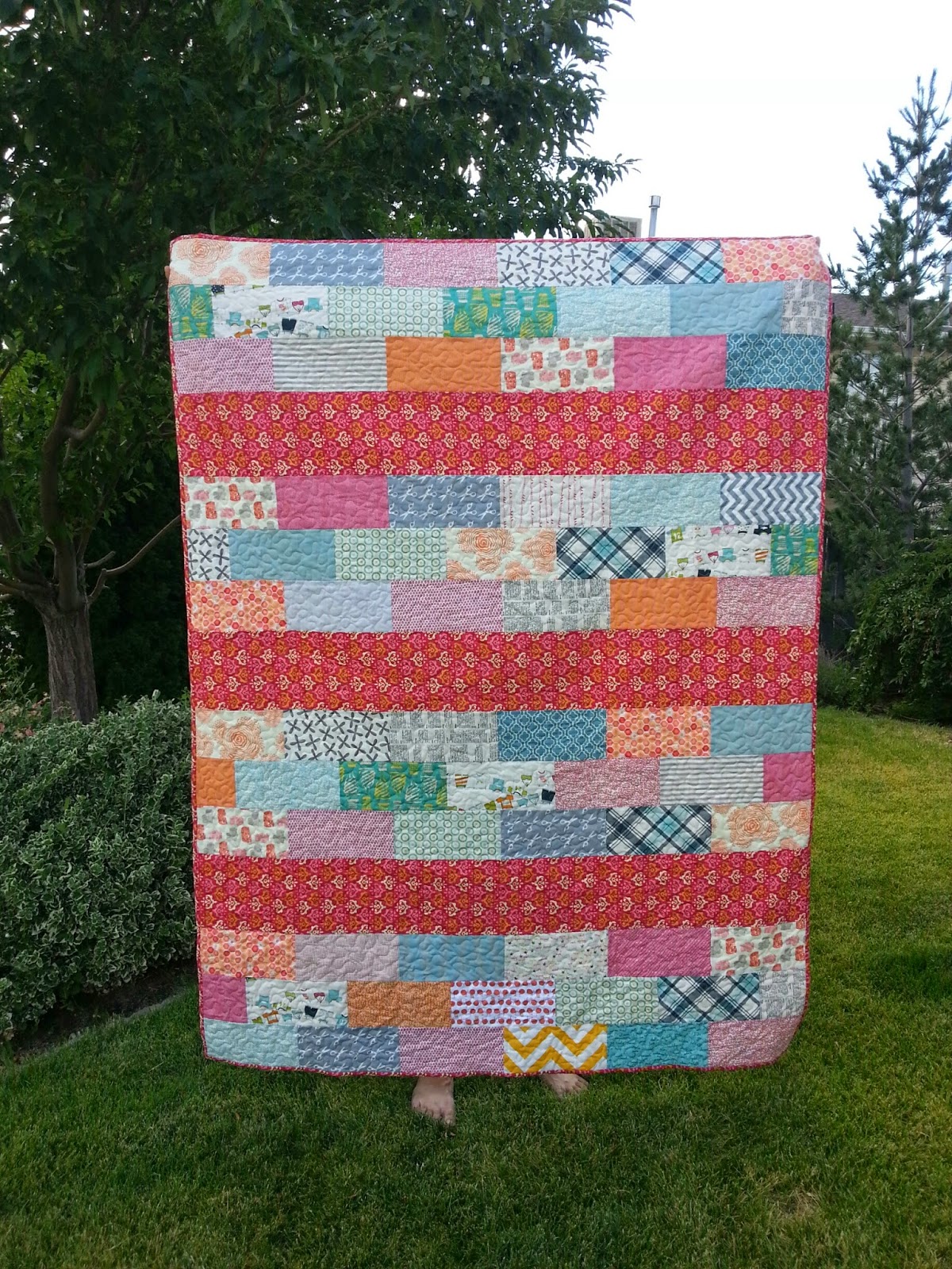 Justice Quilts & Crafts: Another Brick in the Wall