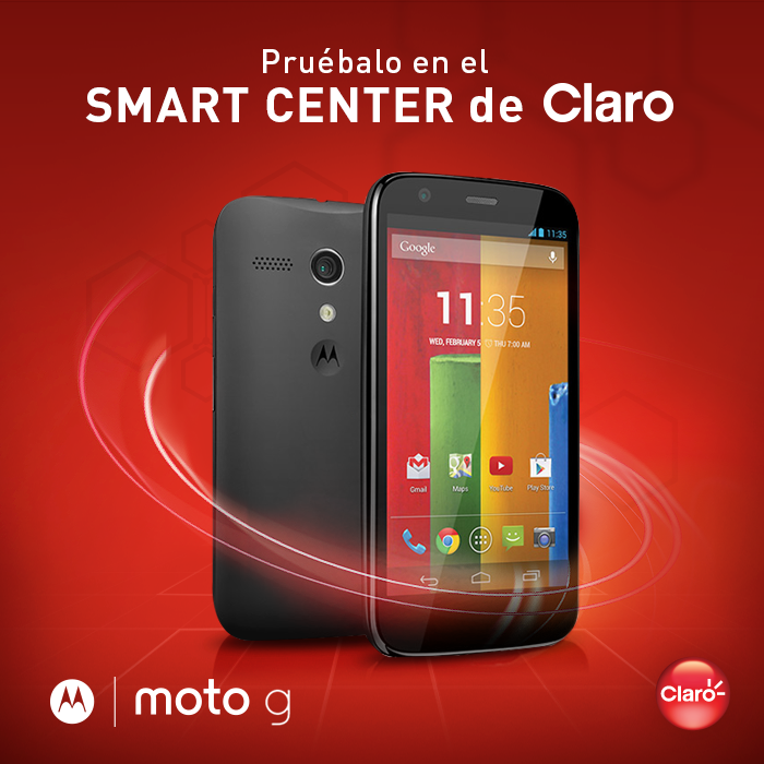 CLARO QUE TIENES MAS: Moto G en Claro