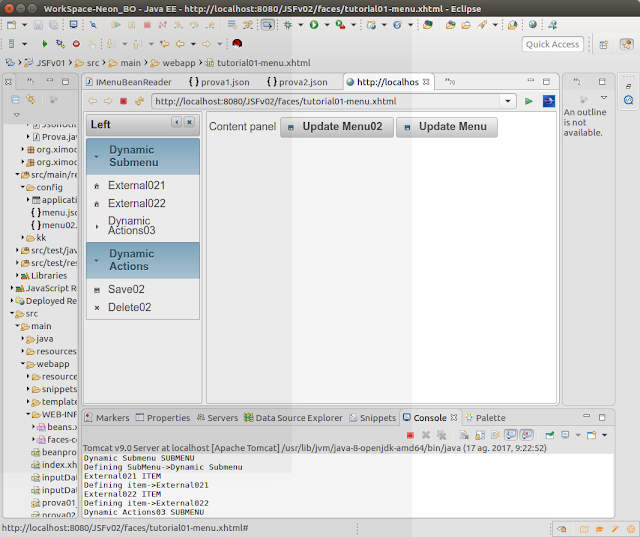 Jsf Dantescas Jee And Jsf 4th Part A Primefaces Programmatic Menu