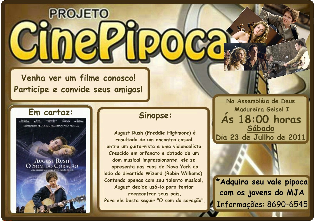 Jornal Atos: Projeto Cine Pipoca
