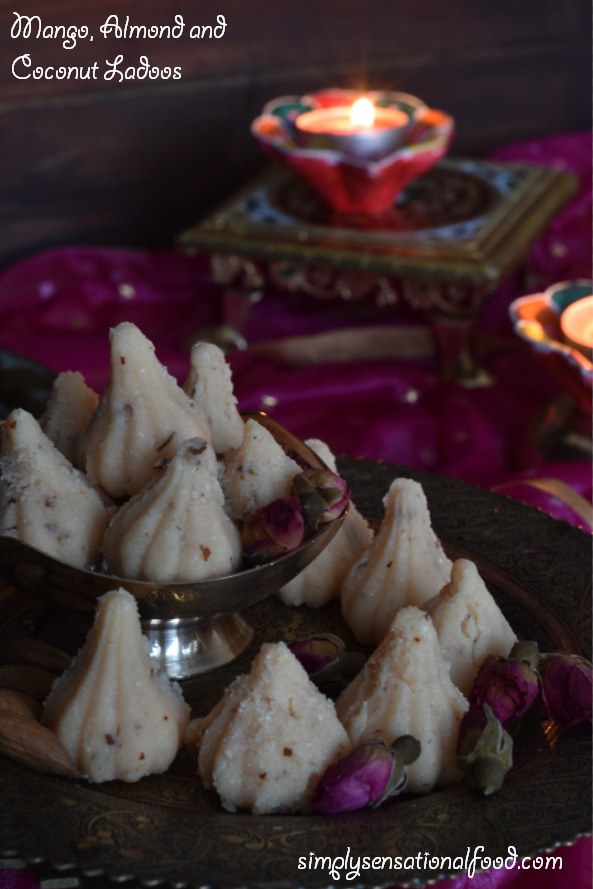 Mango, Almond and Coconut Ladoos. | simply.food