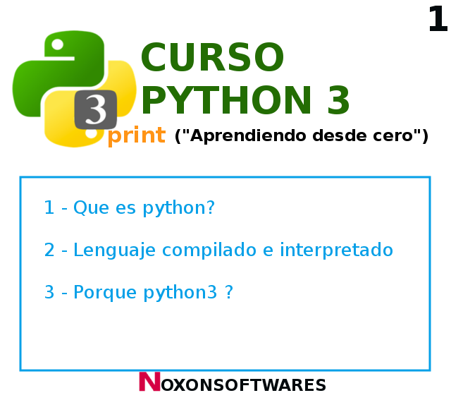 Curso Python3 [Aprendiendo python desde cero] - 1