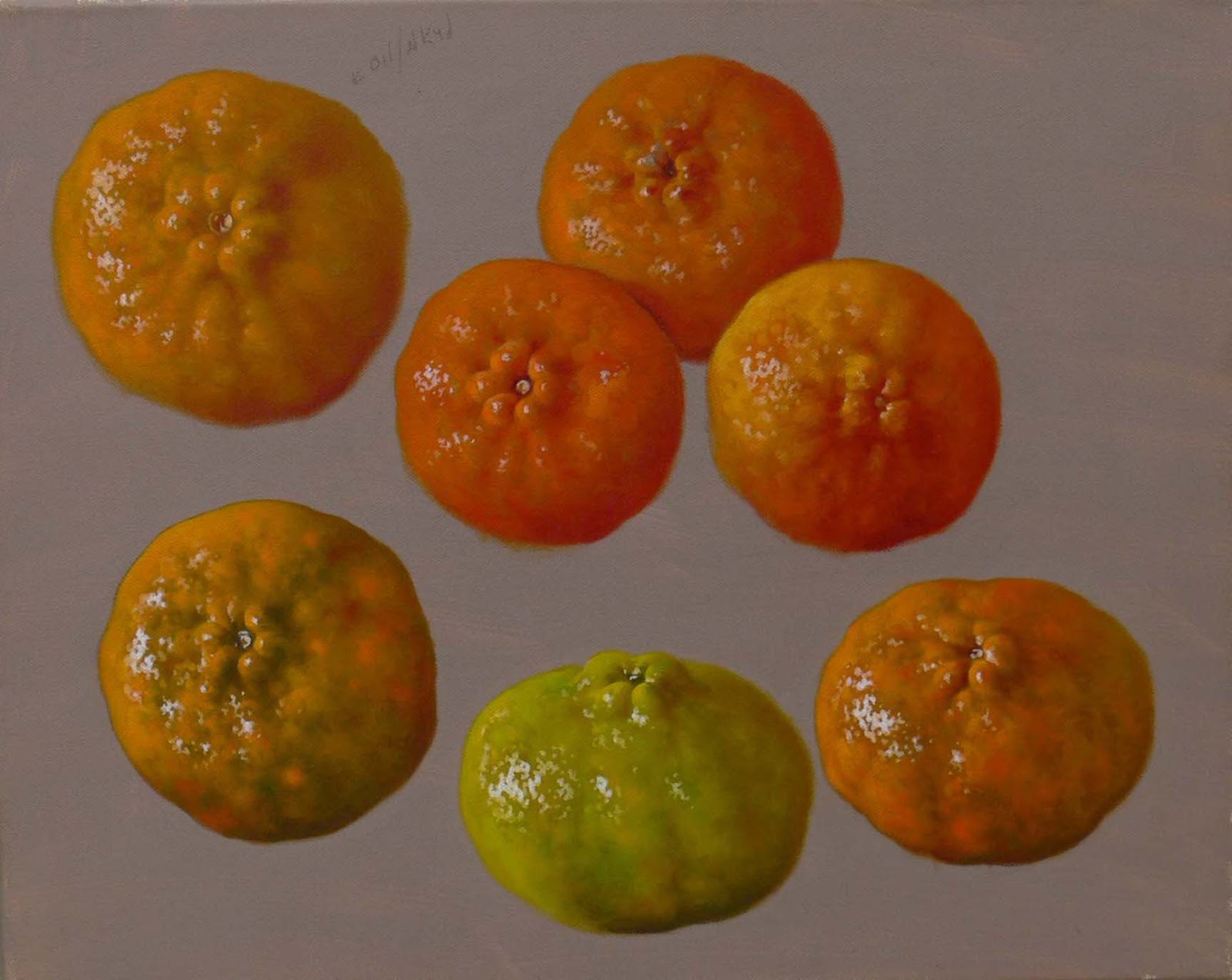 jorge checo: Estudios de mandarinas