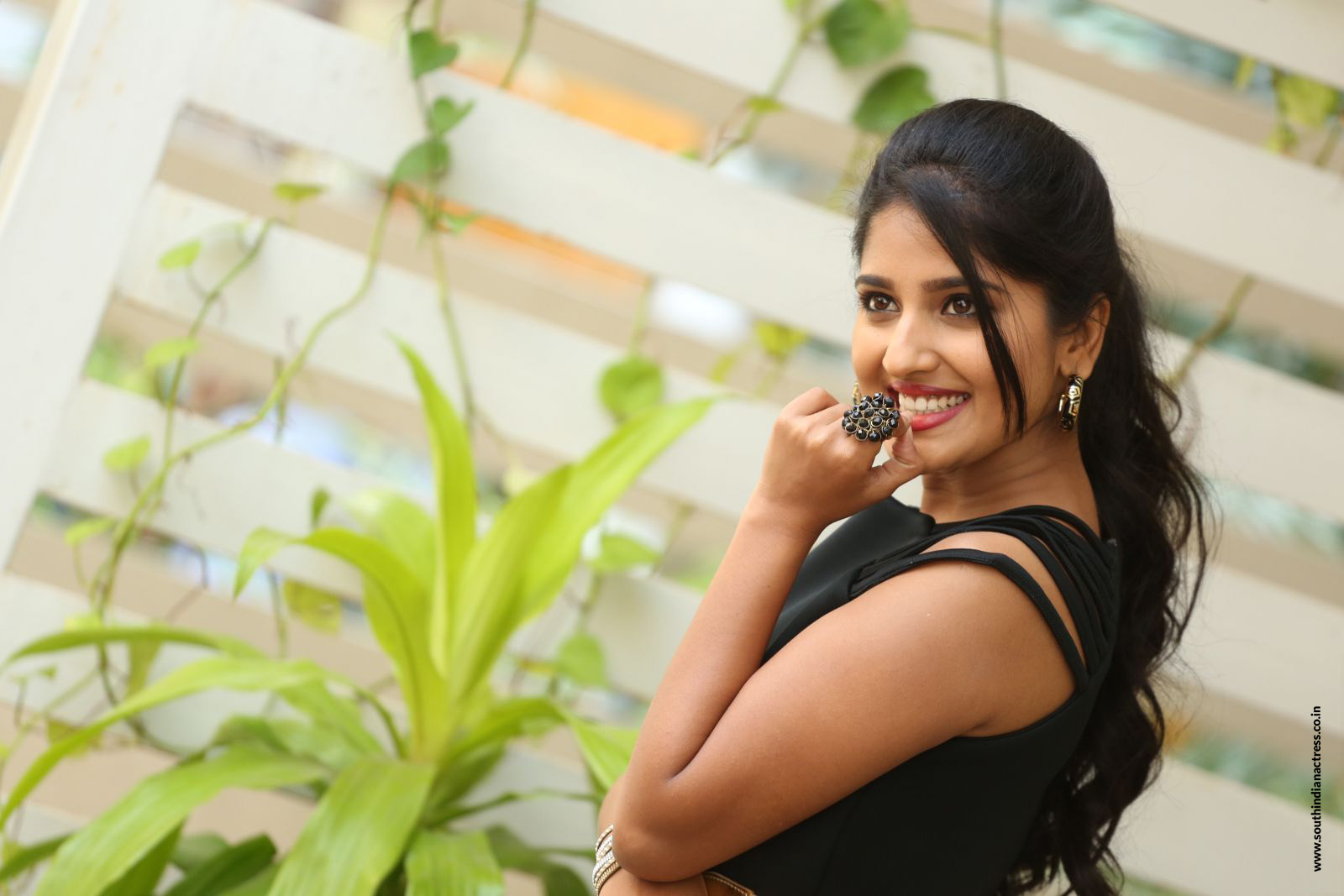 Meghana Lokesh at Idi Maa Prema Katha Interview - South Indian Actress