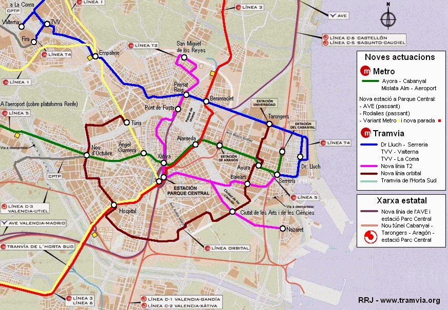 Muévete por Valencia: Metro Valencia