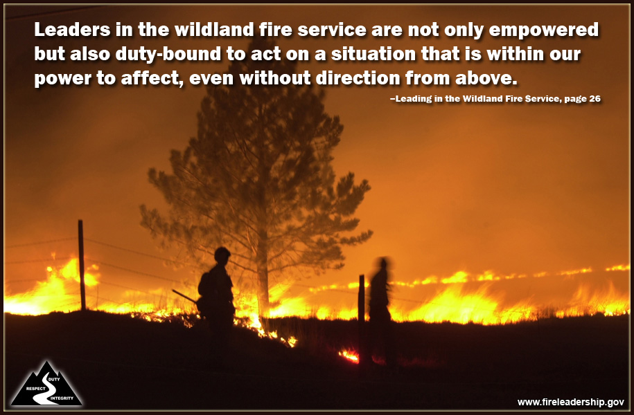 Wildland Fire Leadership: IGNITE: Duty-Bound to Act